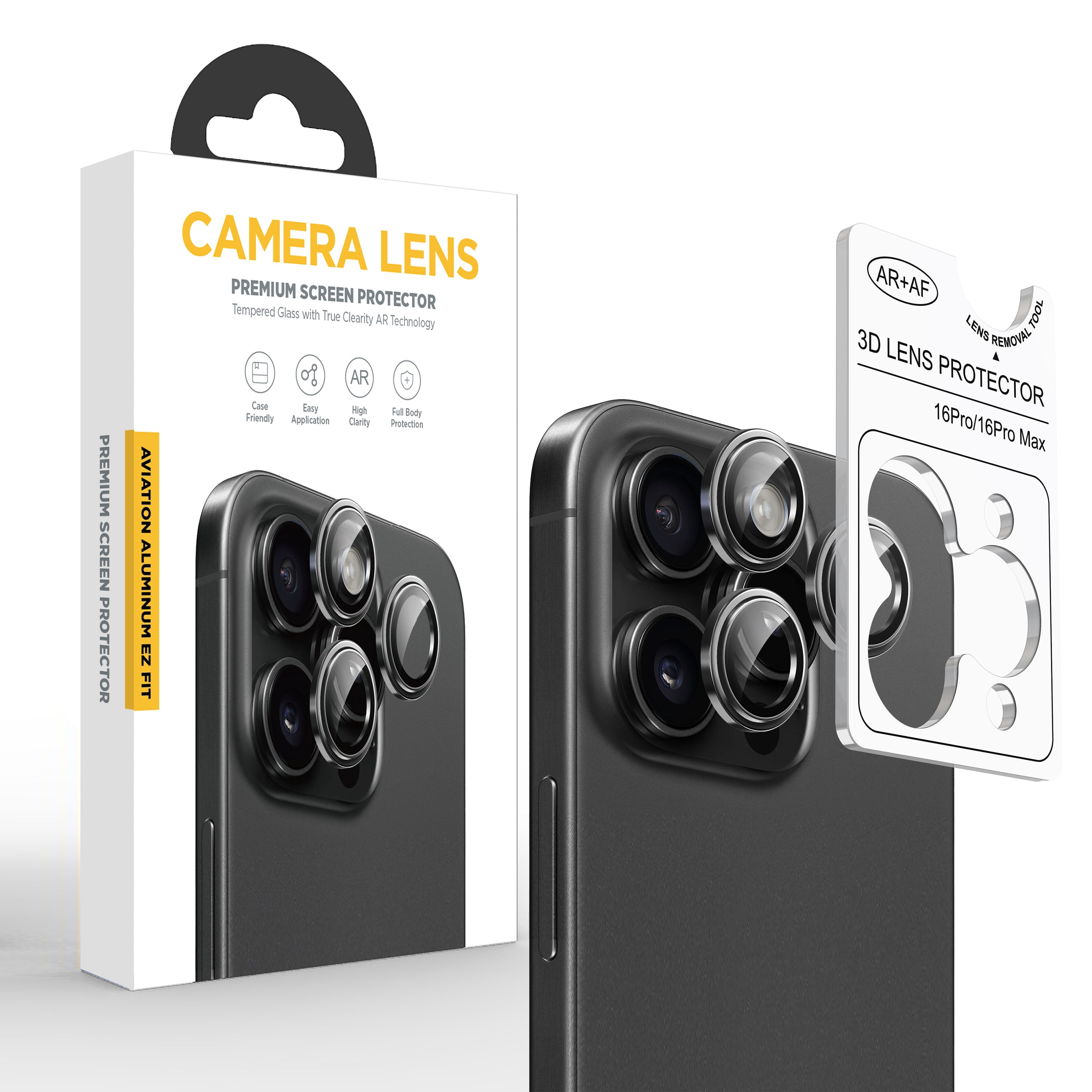 Original Color Full Cover AR+AF Mobile Phones Camera Lens Protector wi ...